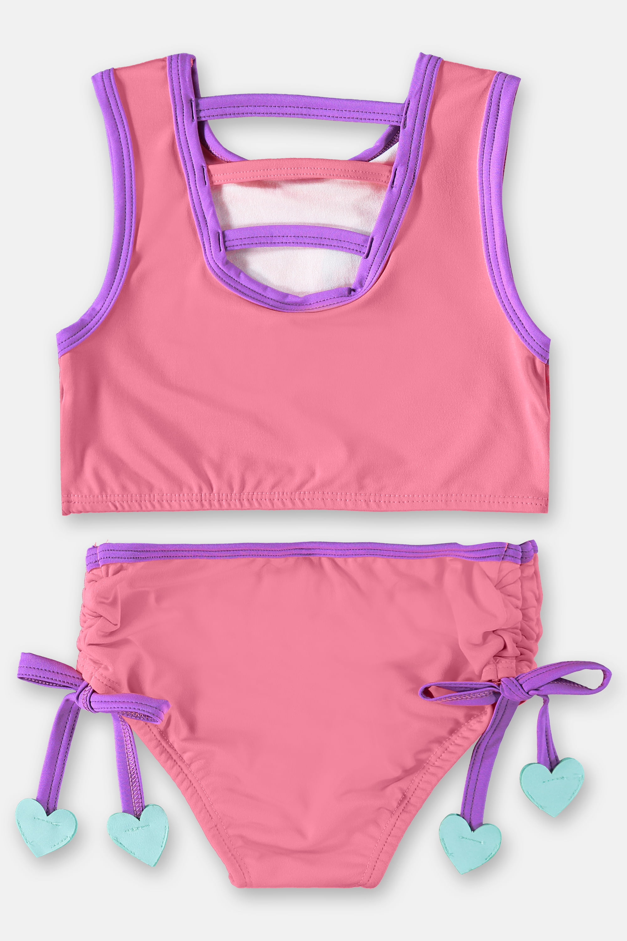 Up Baby - Biquíni em Malha com FPS+50 Menina Rosa - vestis