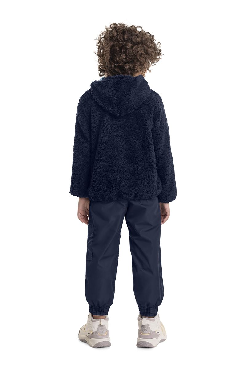 Quimby - Jaqueta Dupla Face Infantil Menino Azul Marinho - Vestis Quimby - Jaqueta Dupla Face Infantil Menino Azul Marinho - Vestis
