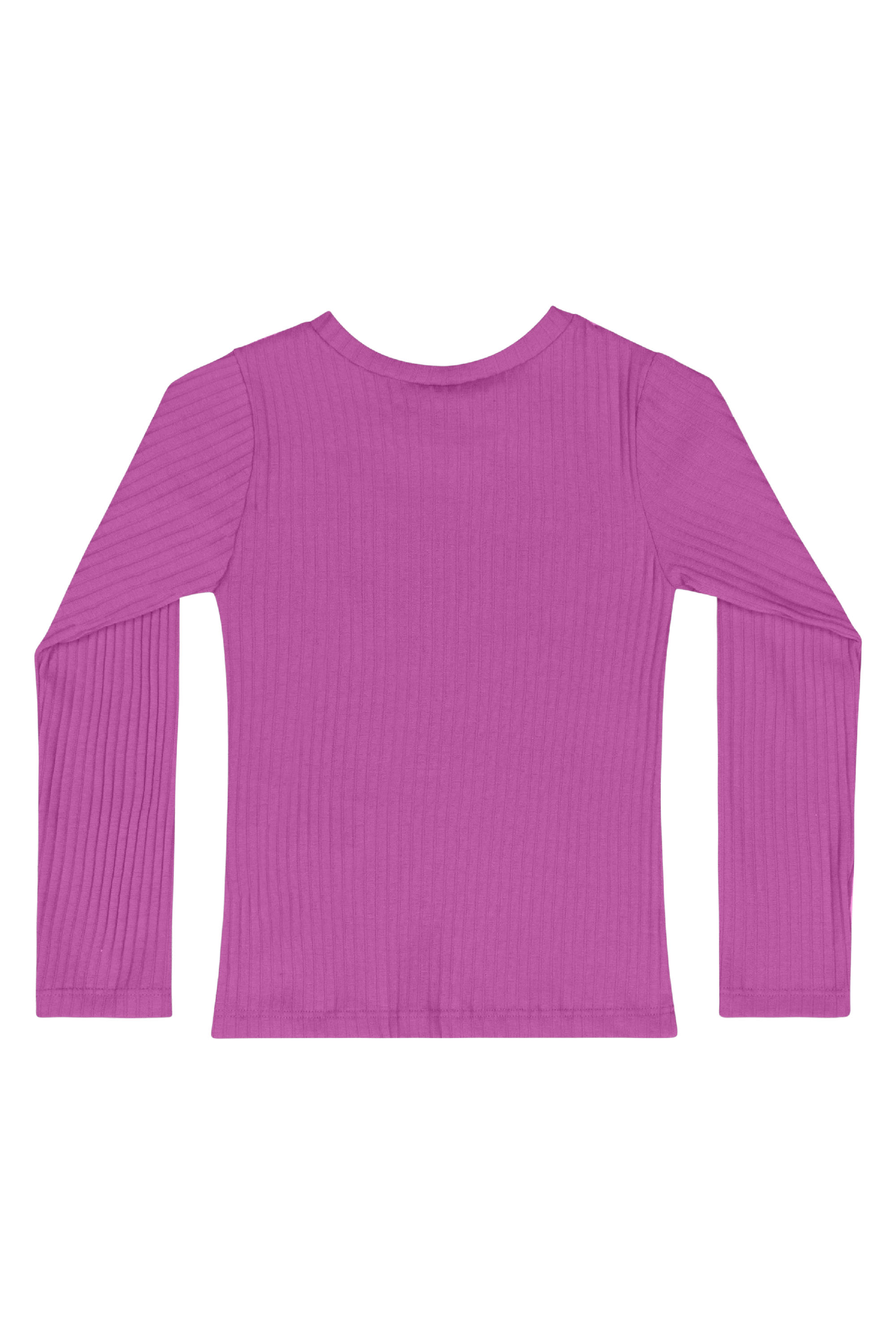 Quimby Blusa De Manga Longa Infantil Menina Roxo Vestis